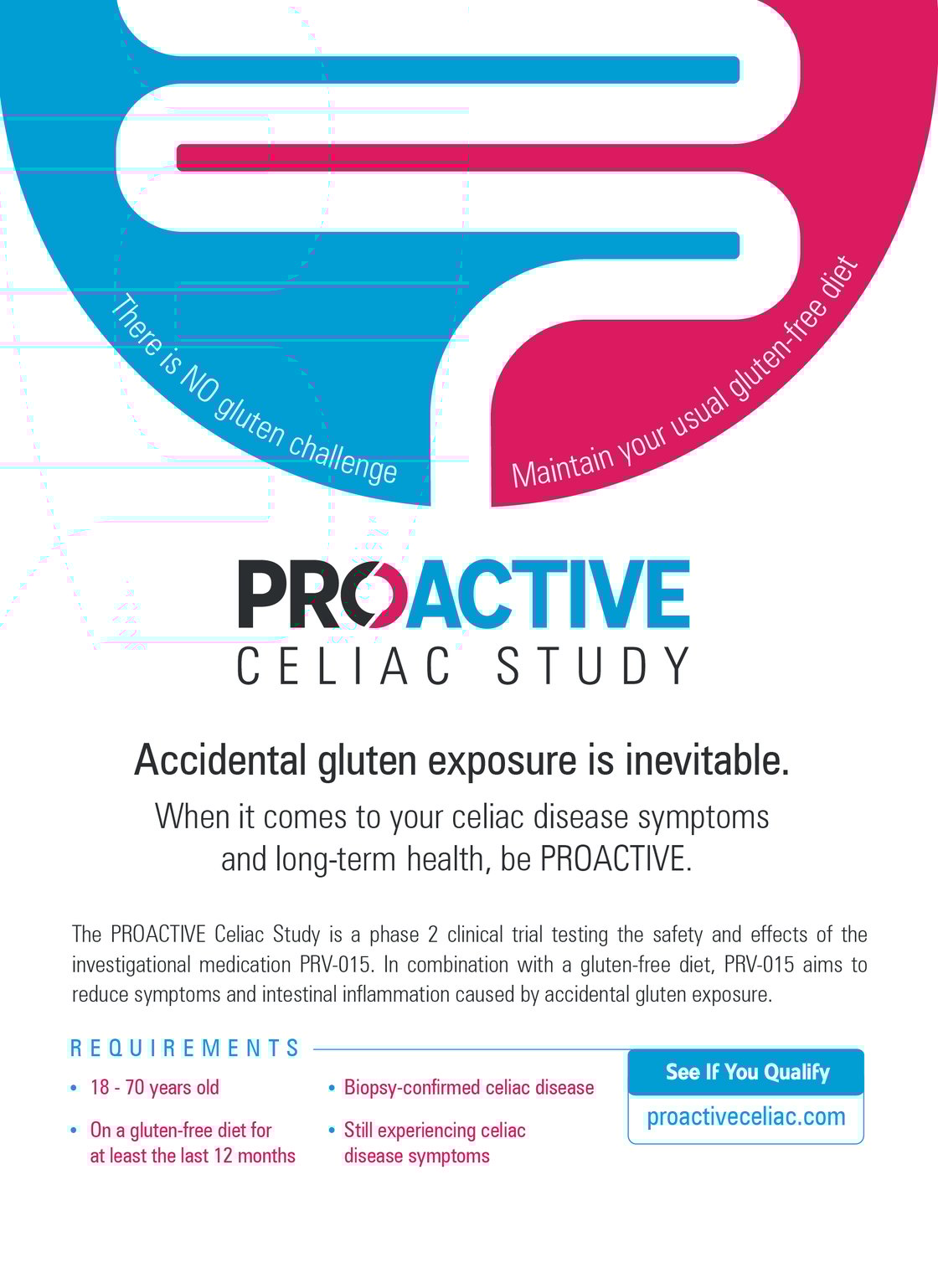 New Phase 2 Clinical Trial for Celiac Disease